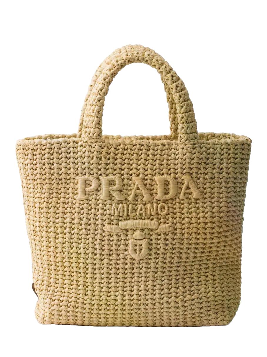 PRADA Prada Small Crochet Tote Bag