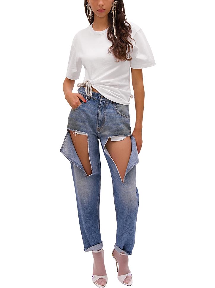 AREA Crystal Knot Tee