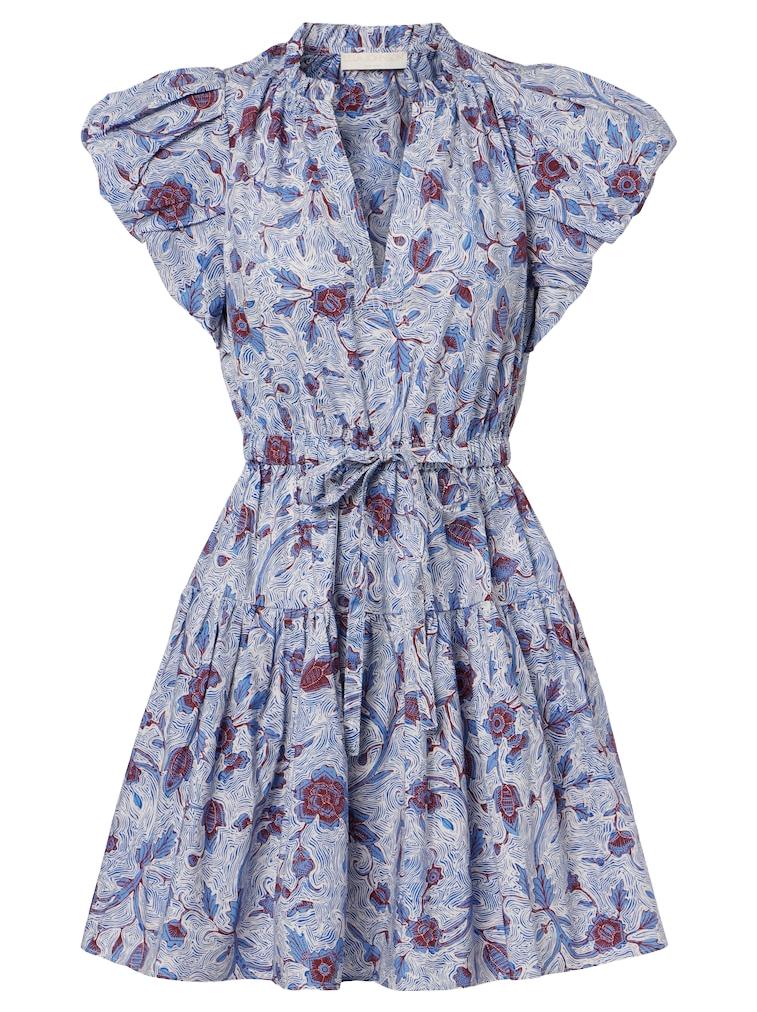 ULLA JOHNSON Izel Floral Cotton Minidress