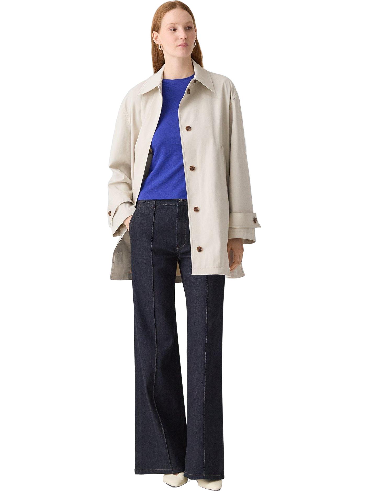 THEORY A-Line Trench Coat