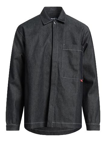 SUNNEI man denim outerwear black size l cotton