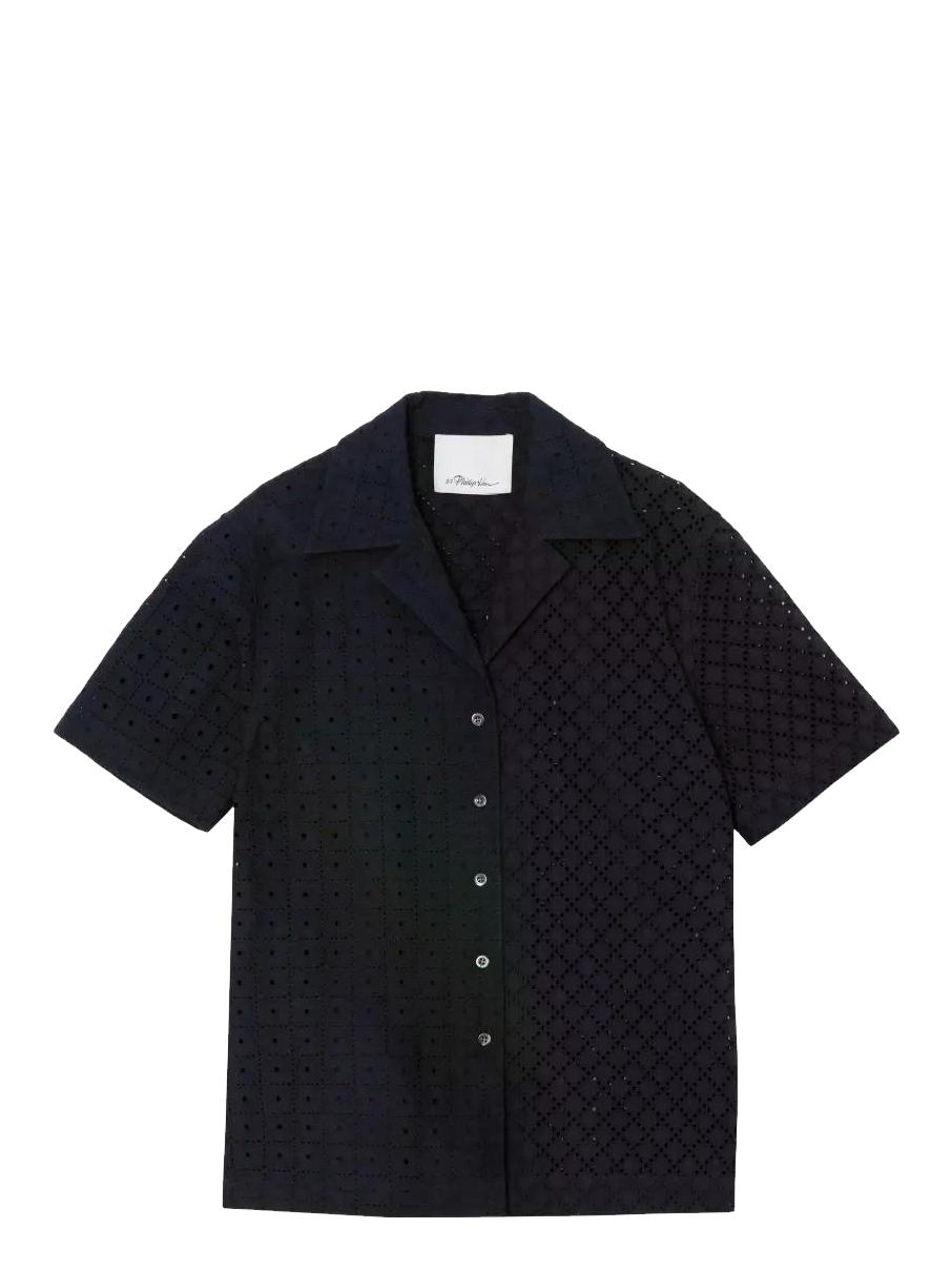 3.1 PHILLIP LIM Openwork Short-Sleeved Shirt