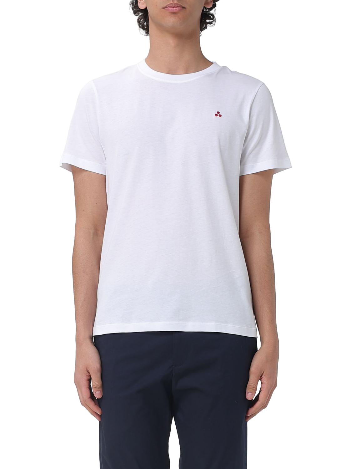 PEUTEREY cotton blend t-shirt with logo