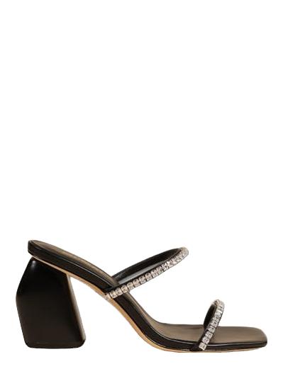 SANDRO Sandro Striped Sequined Wide-Leg Trousers