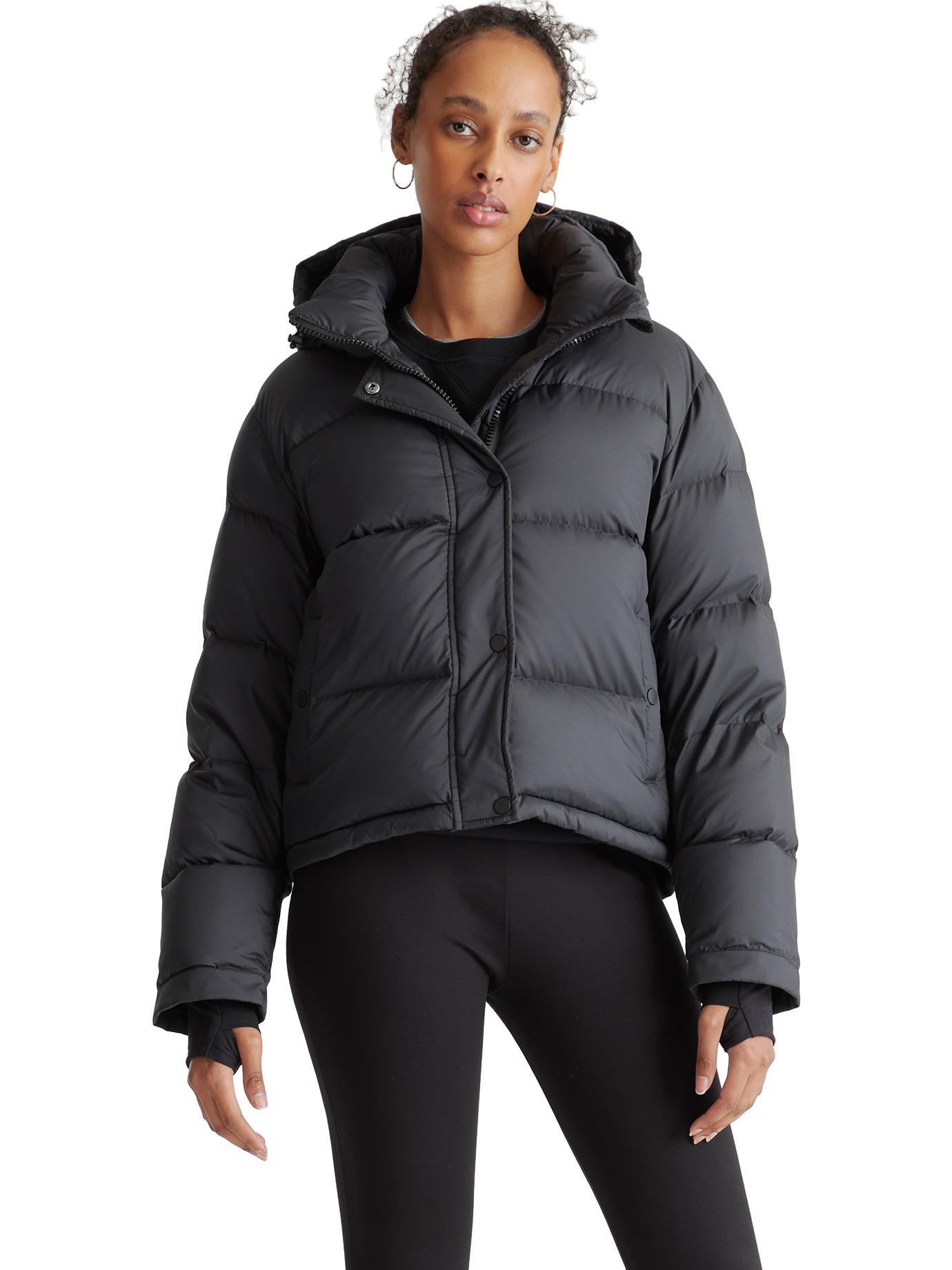 QUINCE Cropped Puffer Jacket