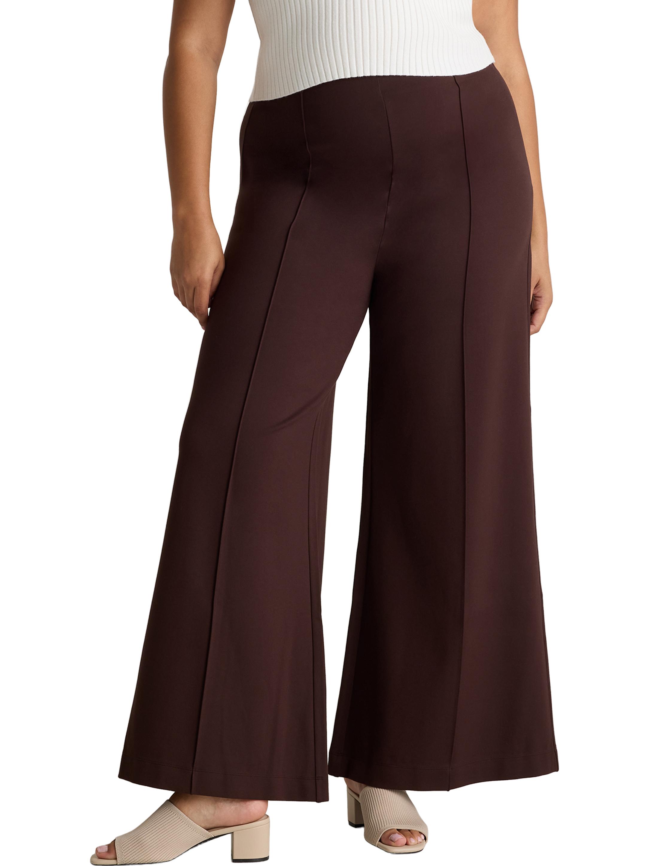 QUINCE Ultra-Stretch Ponte Super Wide Leg Pants