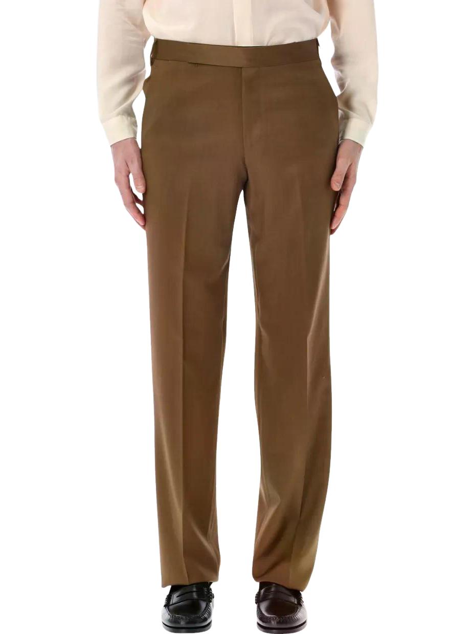 LARDINI Button-Fastening Tailored Trousers