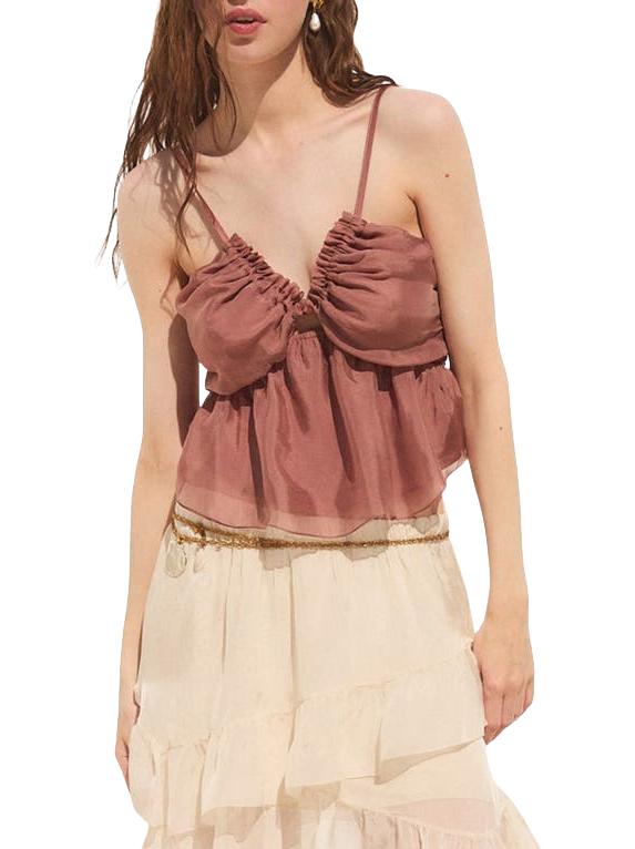 DELUC piccola ruffle miniskirt