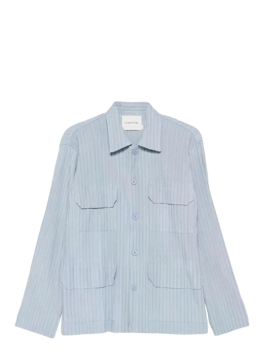 GONGDID DESIGN pleated pocket shirt