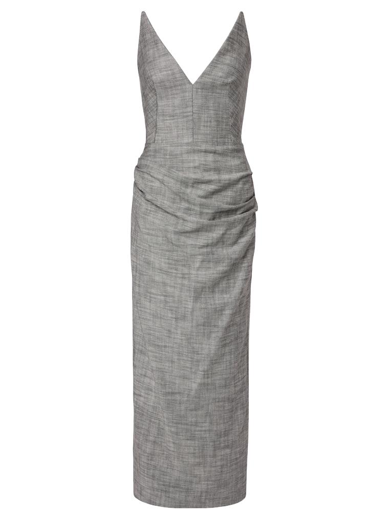 MATICEVSKI Maticevski Saucy Minx Cotton Midi Dress