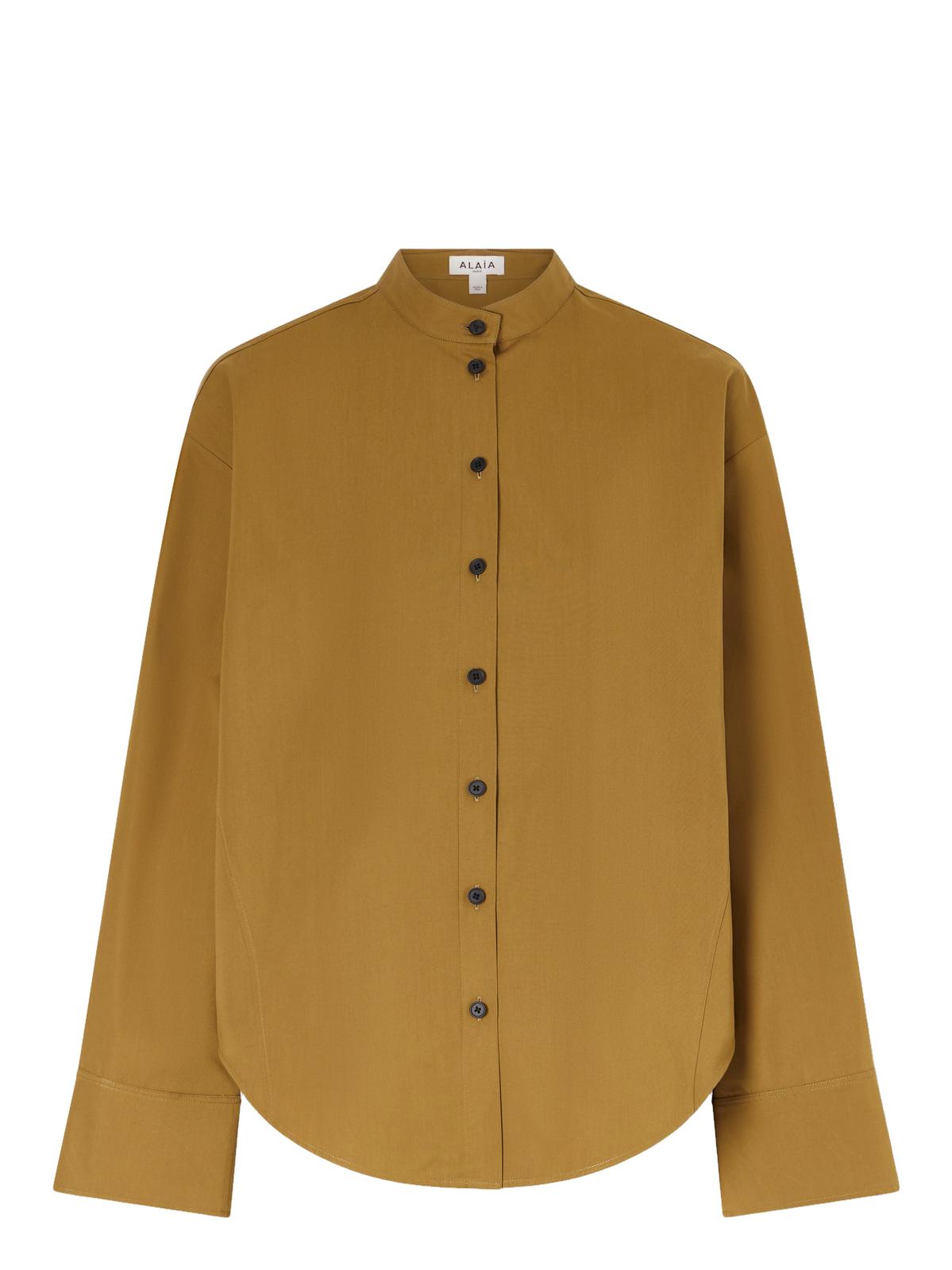 ALAÏA Oversized Cotton-Poplin Shirt