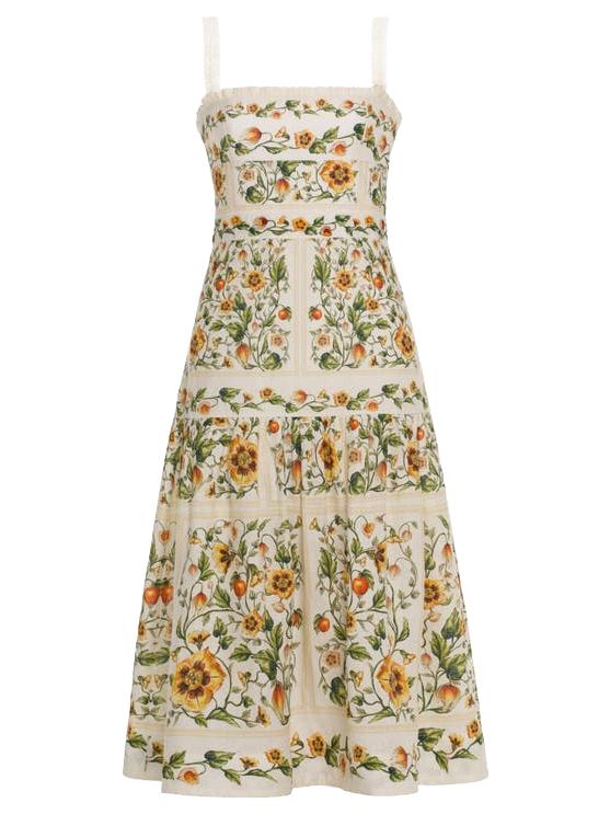 AGUA BENDITA Agua by Agua Bendita Níspero Uchuva Midi Dress