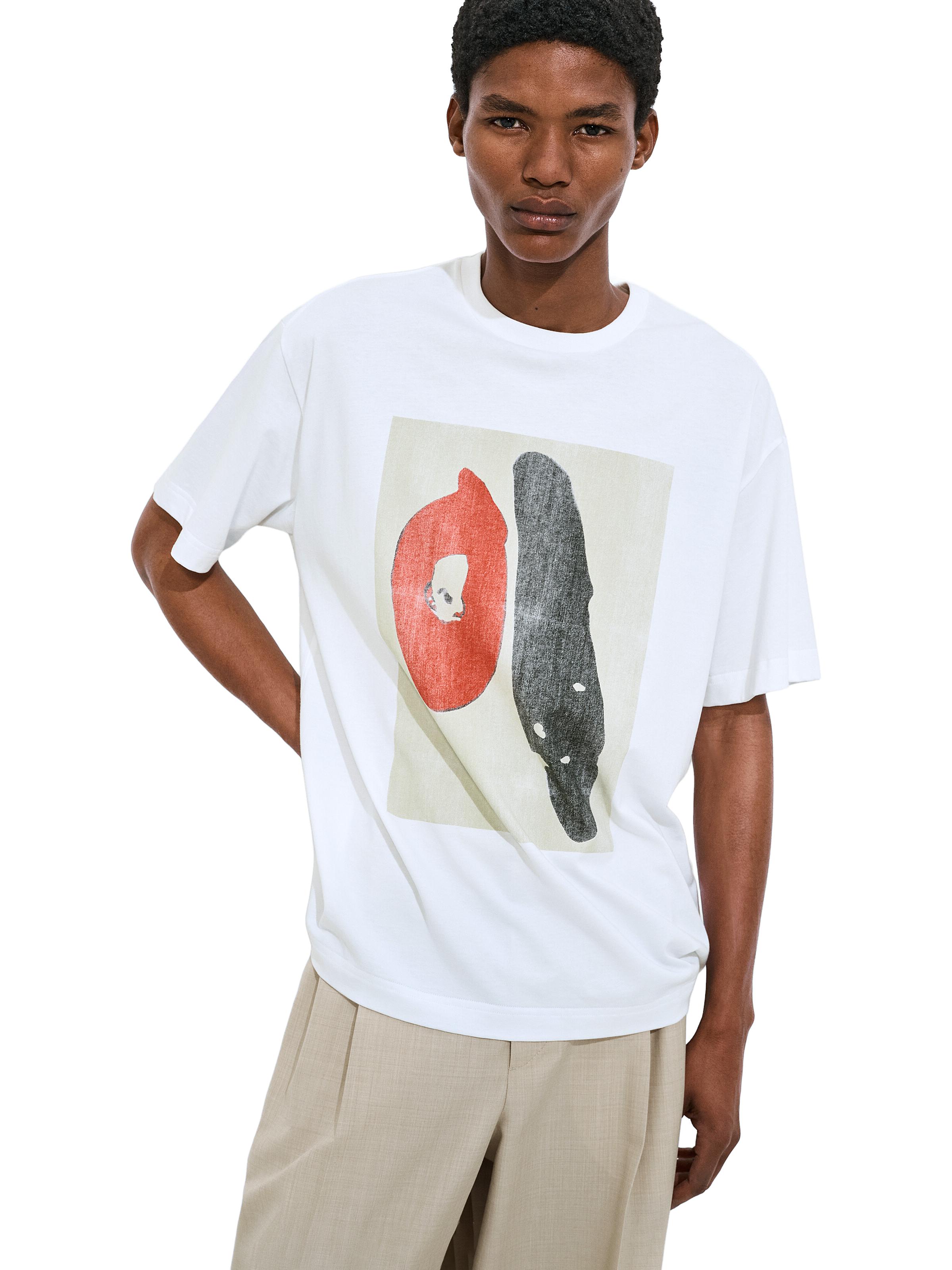 BOTTEGA VENETA Bottega Veneta Cotton Jersey Printed T-Shirt