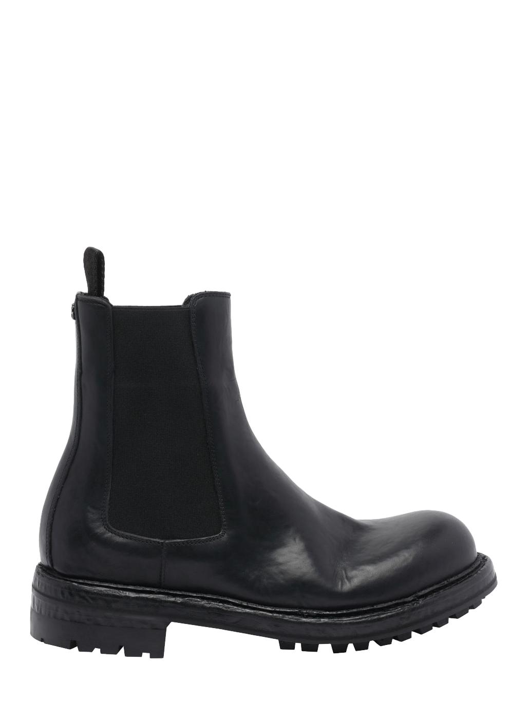Men’s Alexander McQueen trunk Chelsea boots in black  calf leather size 45.5 Alexander Mcqueen Trunk Chelsea Boot In Black - 50% Off  main image 2