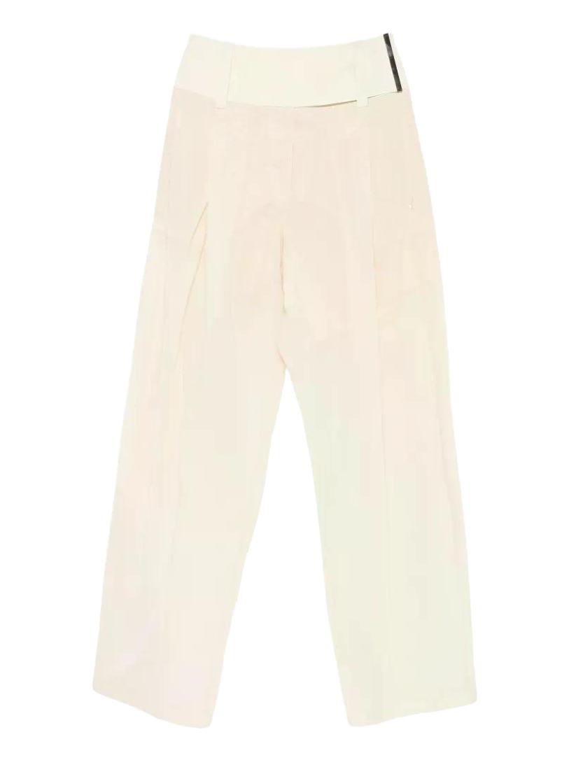 SPORTMAX Pleated High-Waisted Trousers