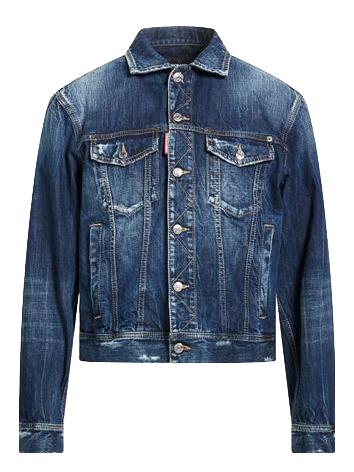 DSQUARED2 Dsquared2 Dark Wash Denim Jeans with Utility Pockets
