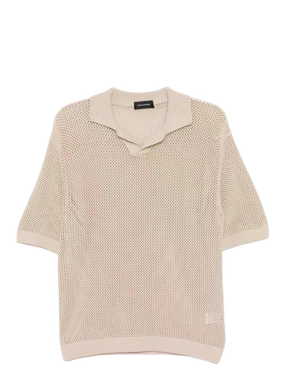 TAGLIATORE tilley knitted polo shirt