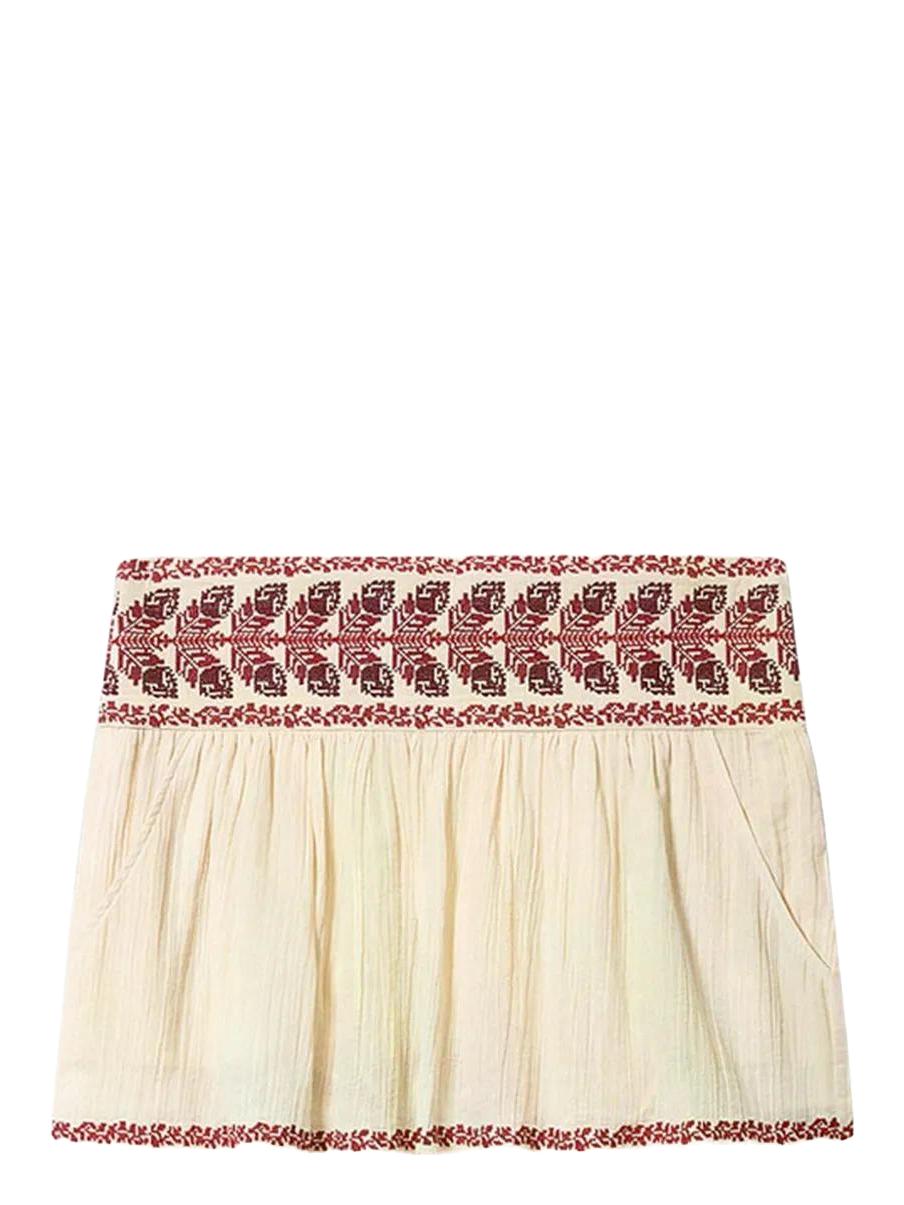 MARANT ETOILE Picadilia Embroidered Mini Skirt