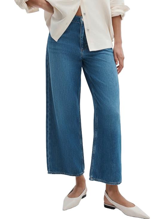 RAG & BONE Featherweight Andi Ankle Wide-Leg Jeans