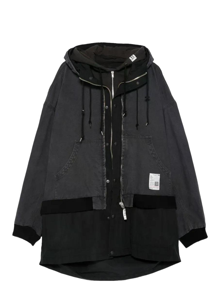 MIHARA YASUHIRO Hooded Zip Coat