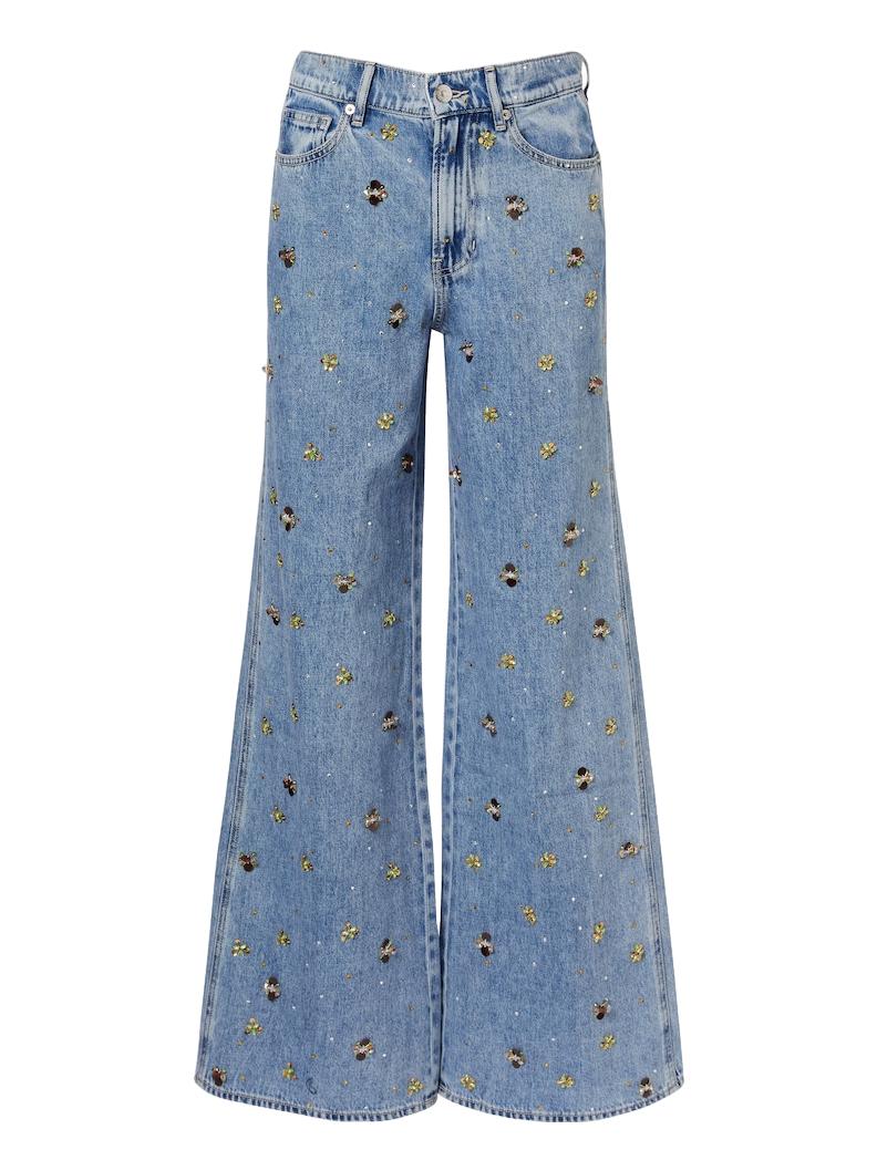 VERONICA BEARD Kasey Embellished Flared Jeans