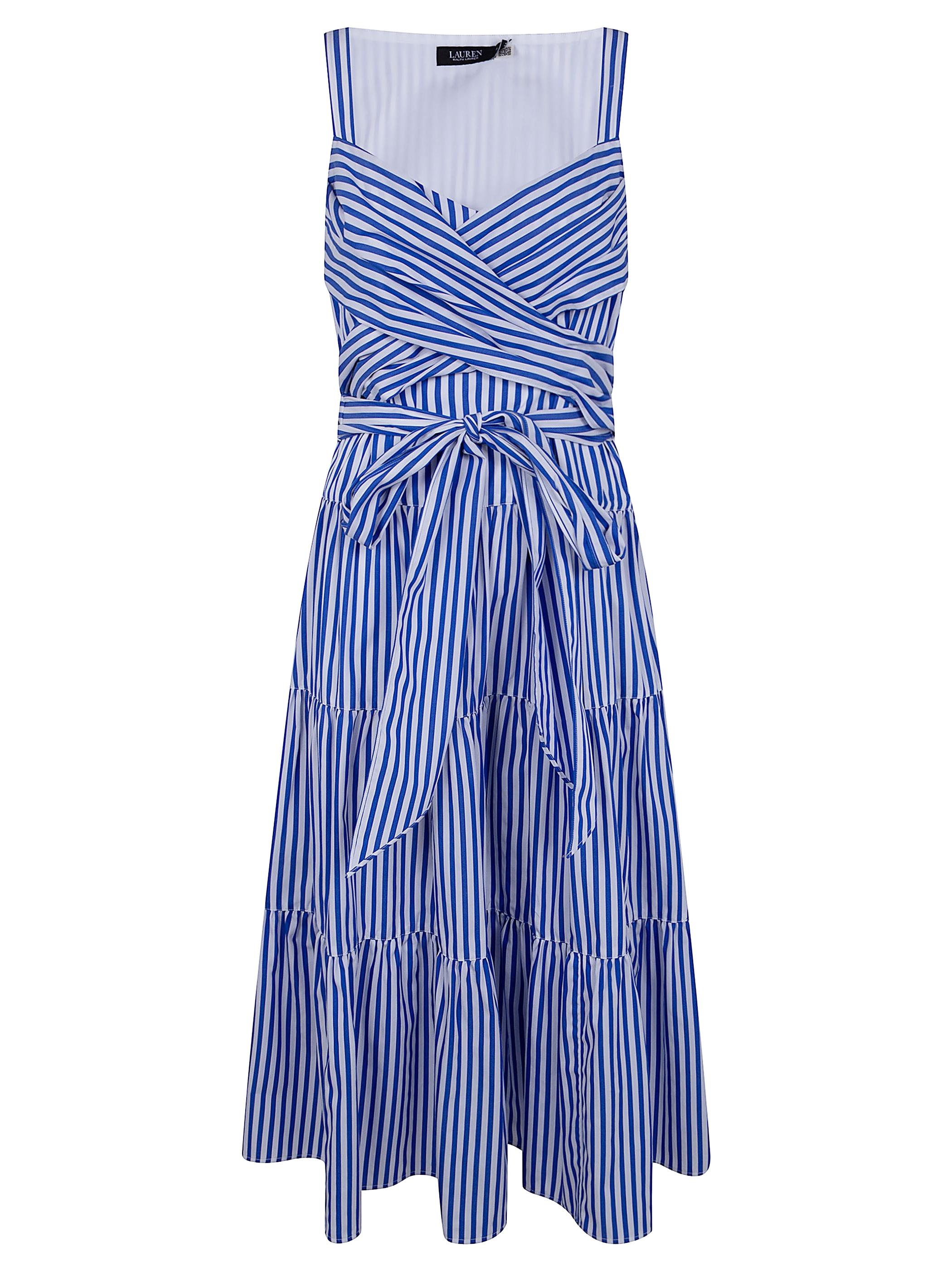 Ralph Lauren Striped Waffle-Knit Henley Dress In Multi Stripe - 30% Off |  Editorialist