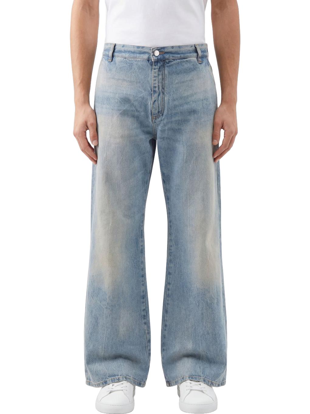 AMIRI Amiri Cotton Wide-Leg Jeans