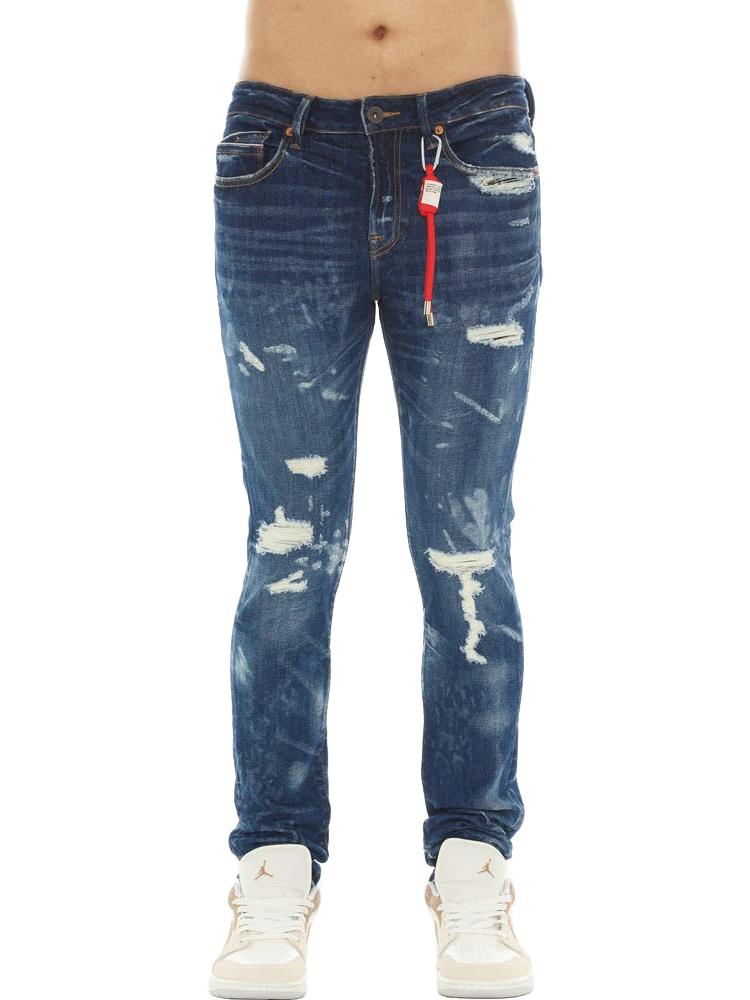 CULT OF INDIVIDUALITY Cult of Individuality Punk 601 Ripped Super Skinny Jeans