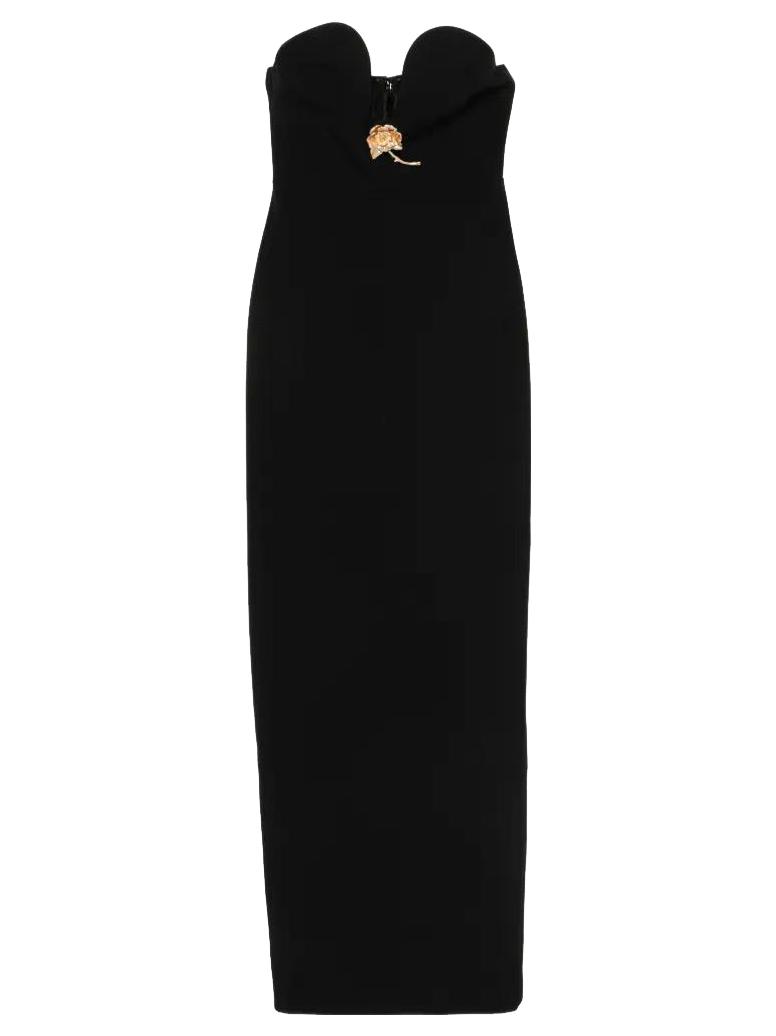 ROLAND MOURET Sweetheart Floral Dress