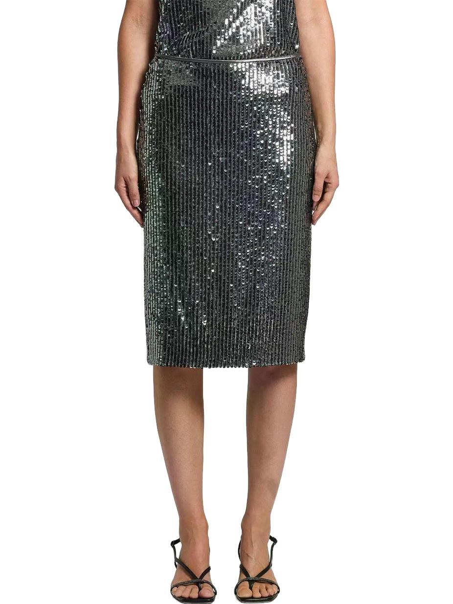 ROTATE BY BIRGER CHRISTENSEN Sequin Halter-neck Top