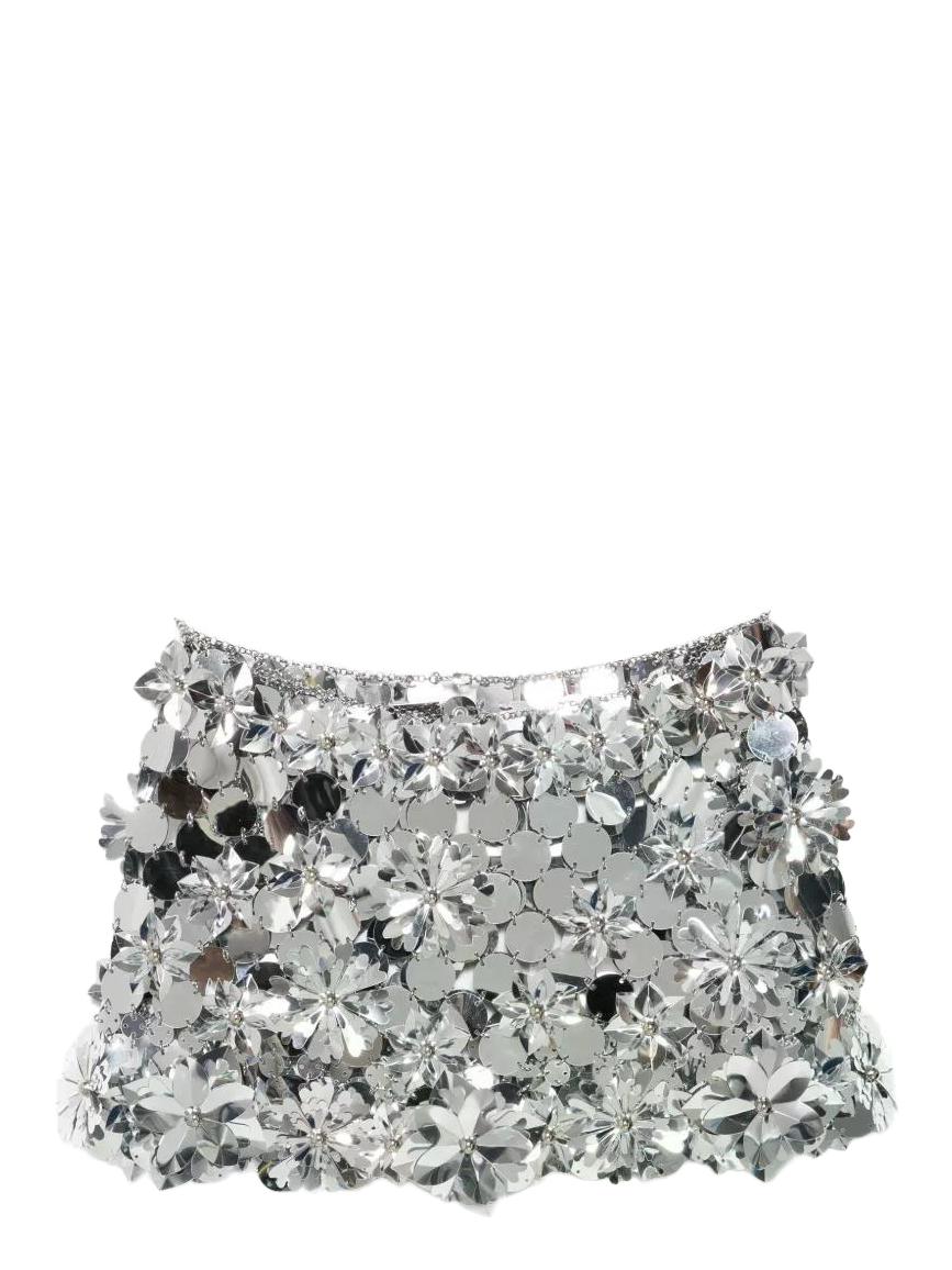 PACO RABANNE Floral Mini Skirt