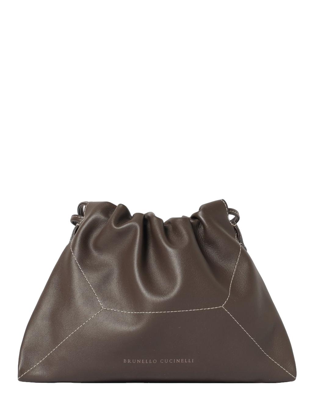 BRUNELLO CUCINELLI Brunello Cucinelli Smooth Calfskin Bucket Bag