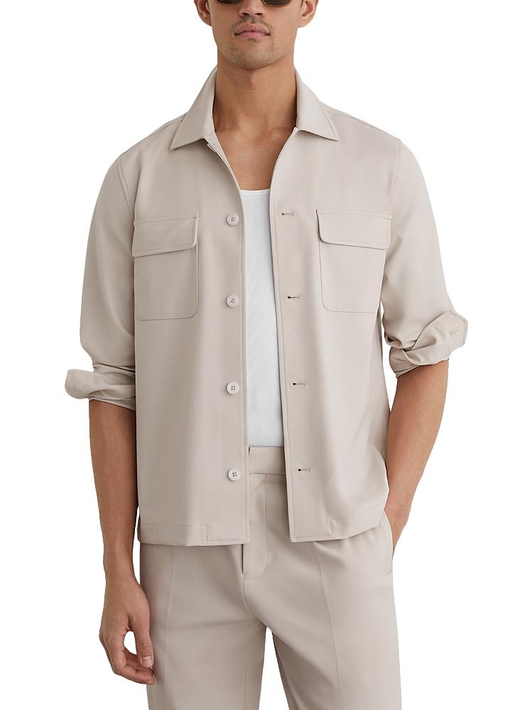 REISS cleric overshirt