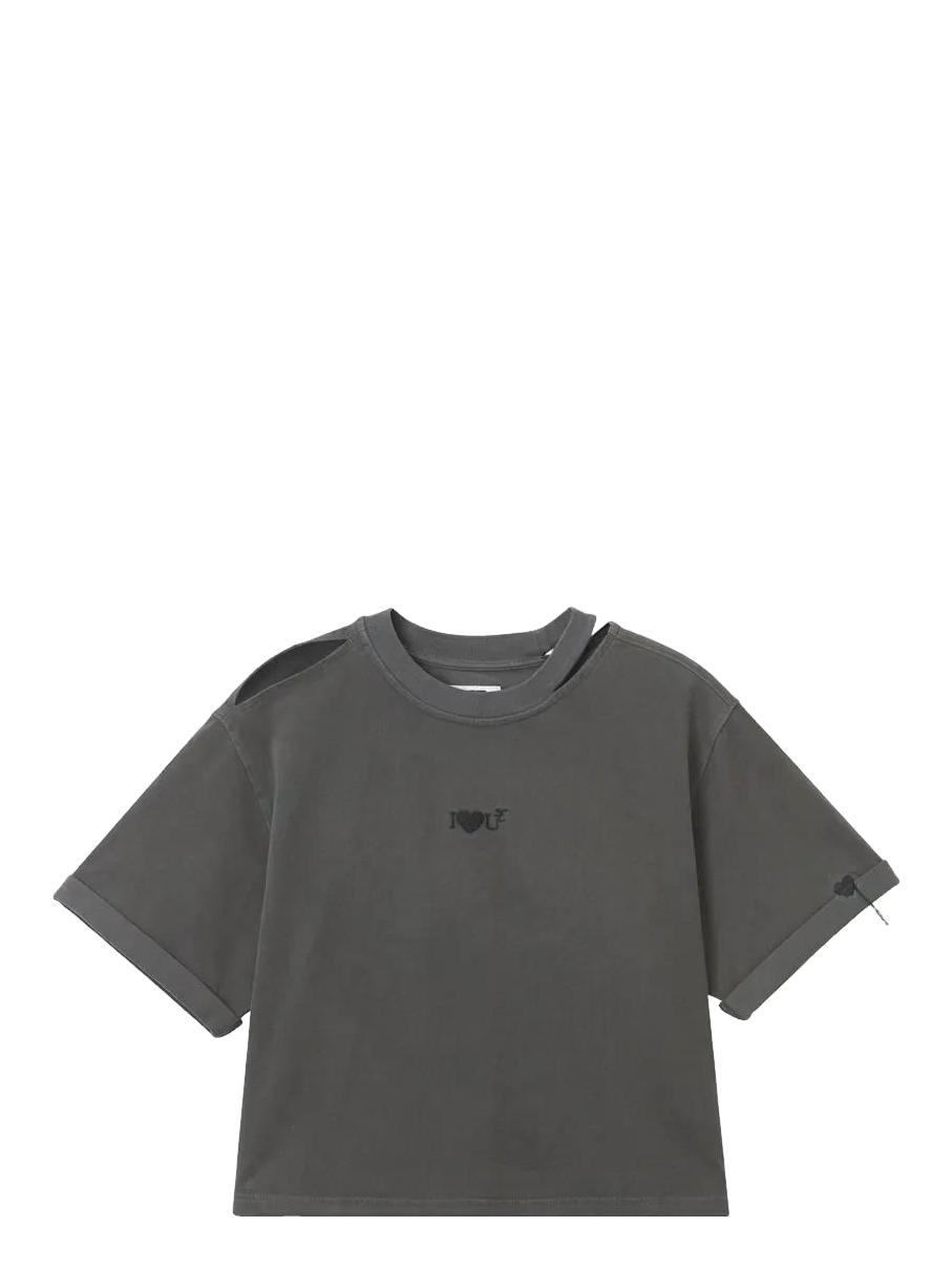 IZZUE Cut-Out Detail T-Shirt
