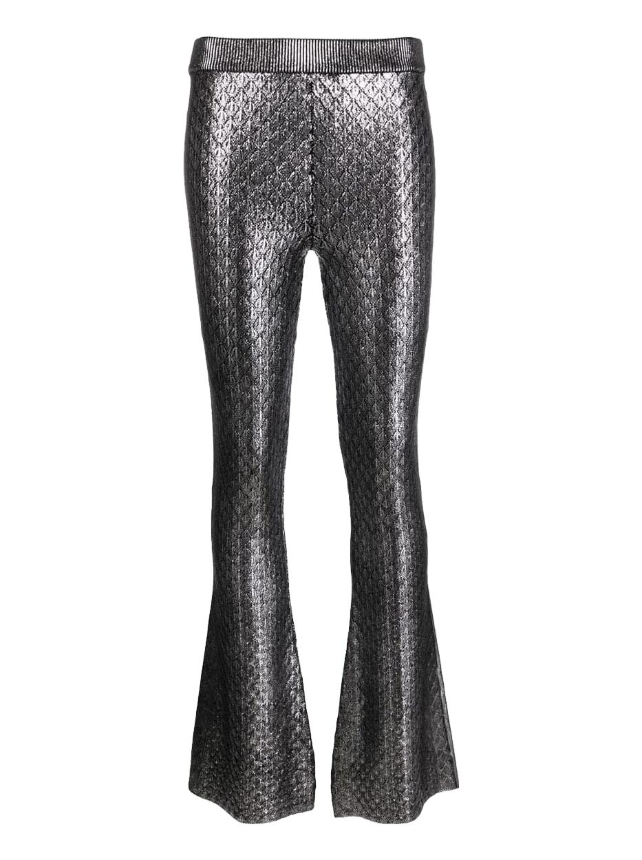 PACO RABANNE High-Waisted Flared Trousers