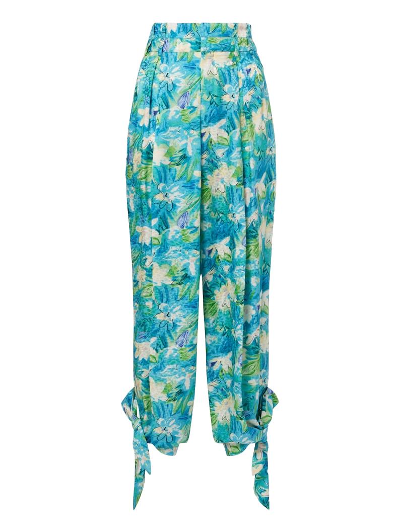CHLOÉ Floral Silk Balloon Pants