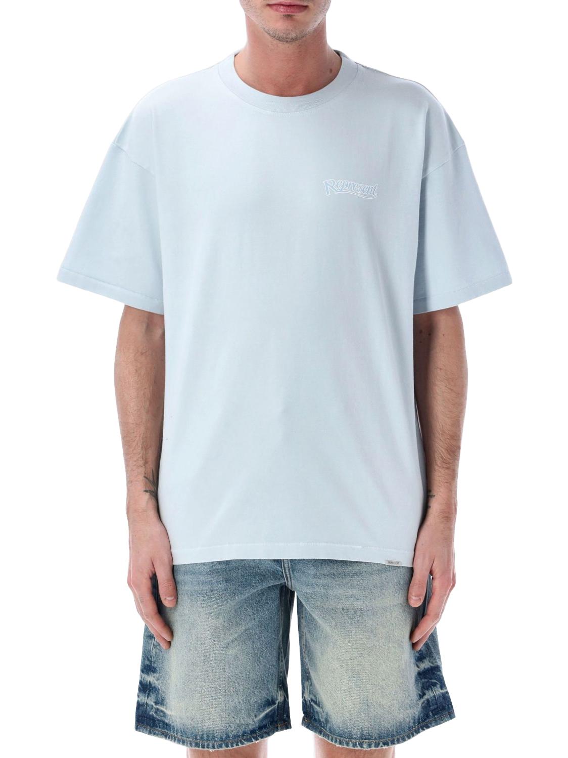 REPRESENT cotton crew-neck t-shirt with logo