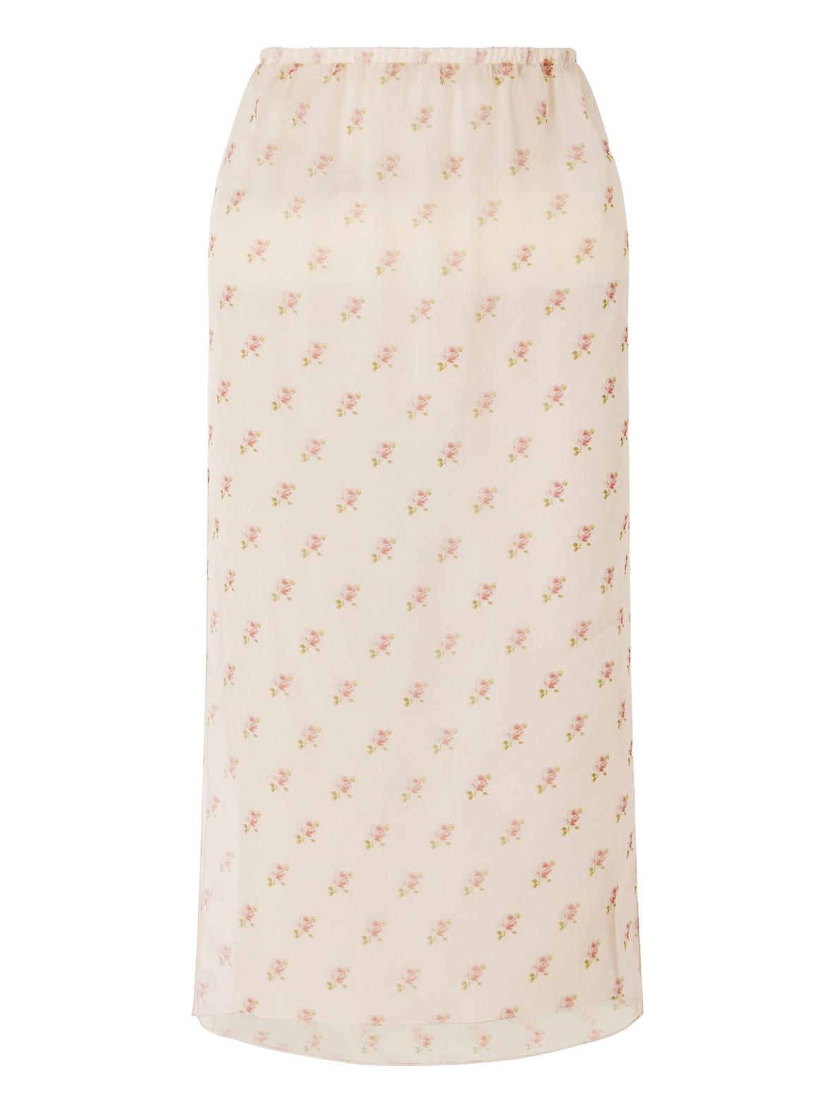 KHAITE Timy Floral-Print Silk-Organza Camisole