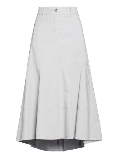 PESERICO PESERICO Midi Skirt in Cotton and Lyocell Blend