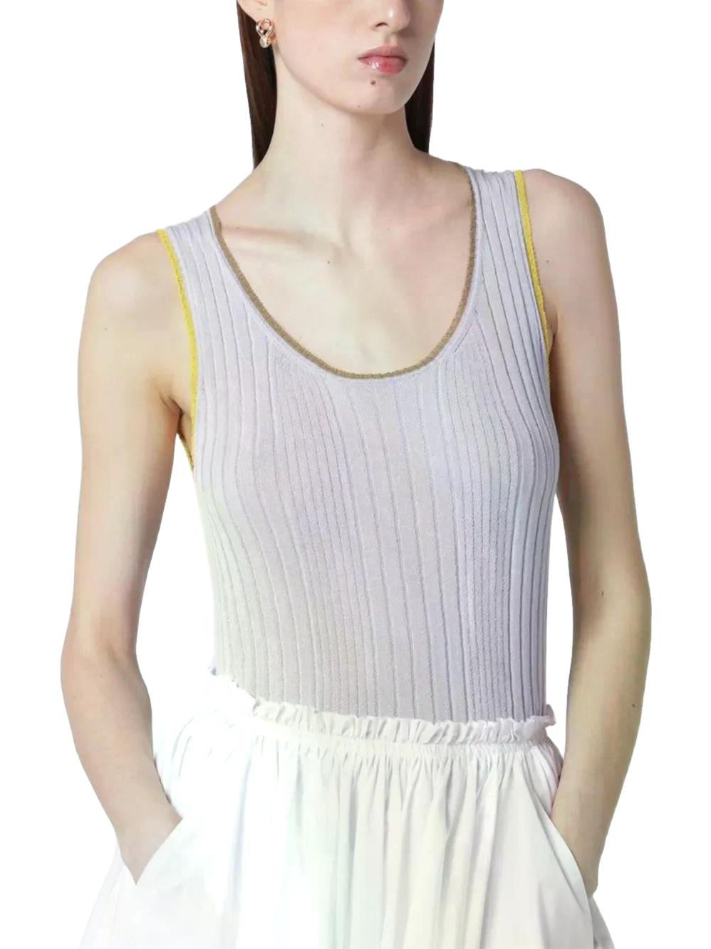 ROBERTO COLLINA Ribbed-Knit Tank Top