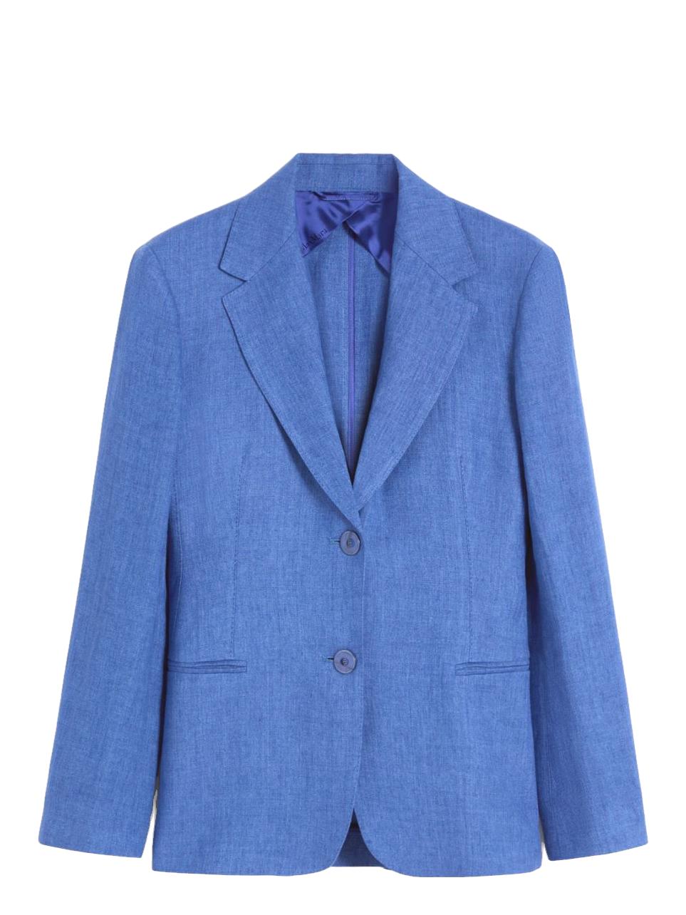MAX MARA Linen Twill Blazer