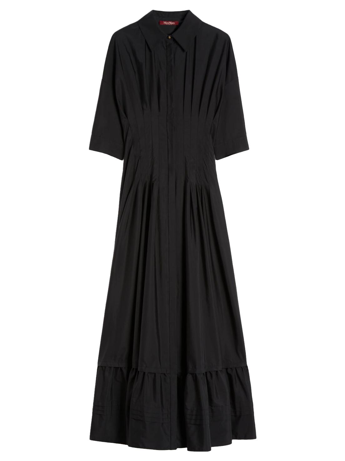 MAX MARA Cotton Poplin Fit and Flare Dress
