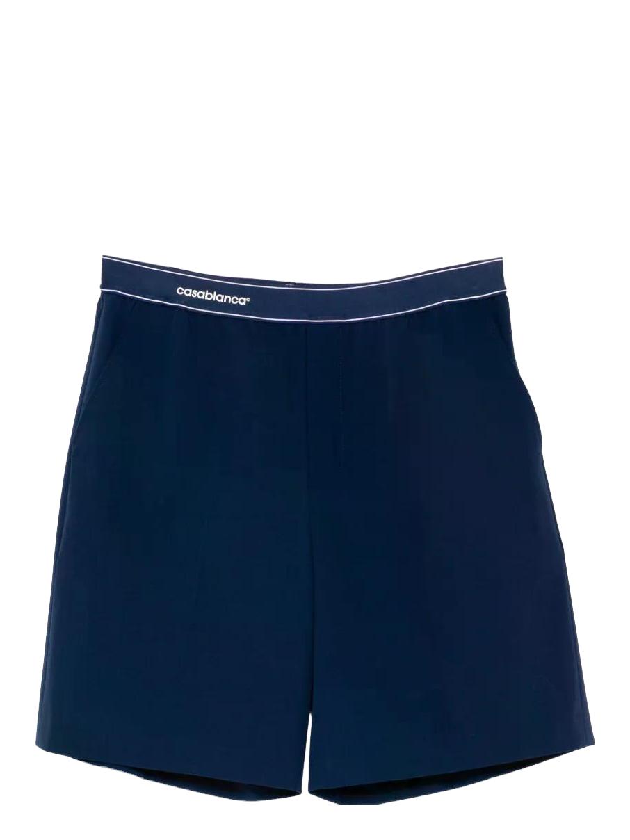 CASABLANCA Logo-Waistband Shorts