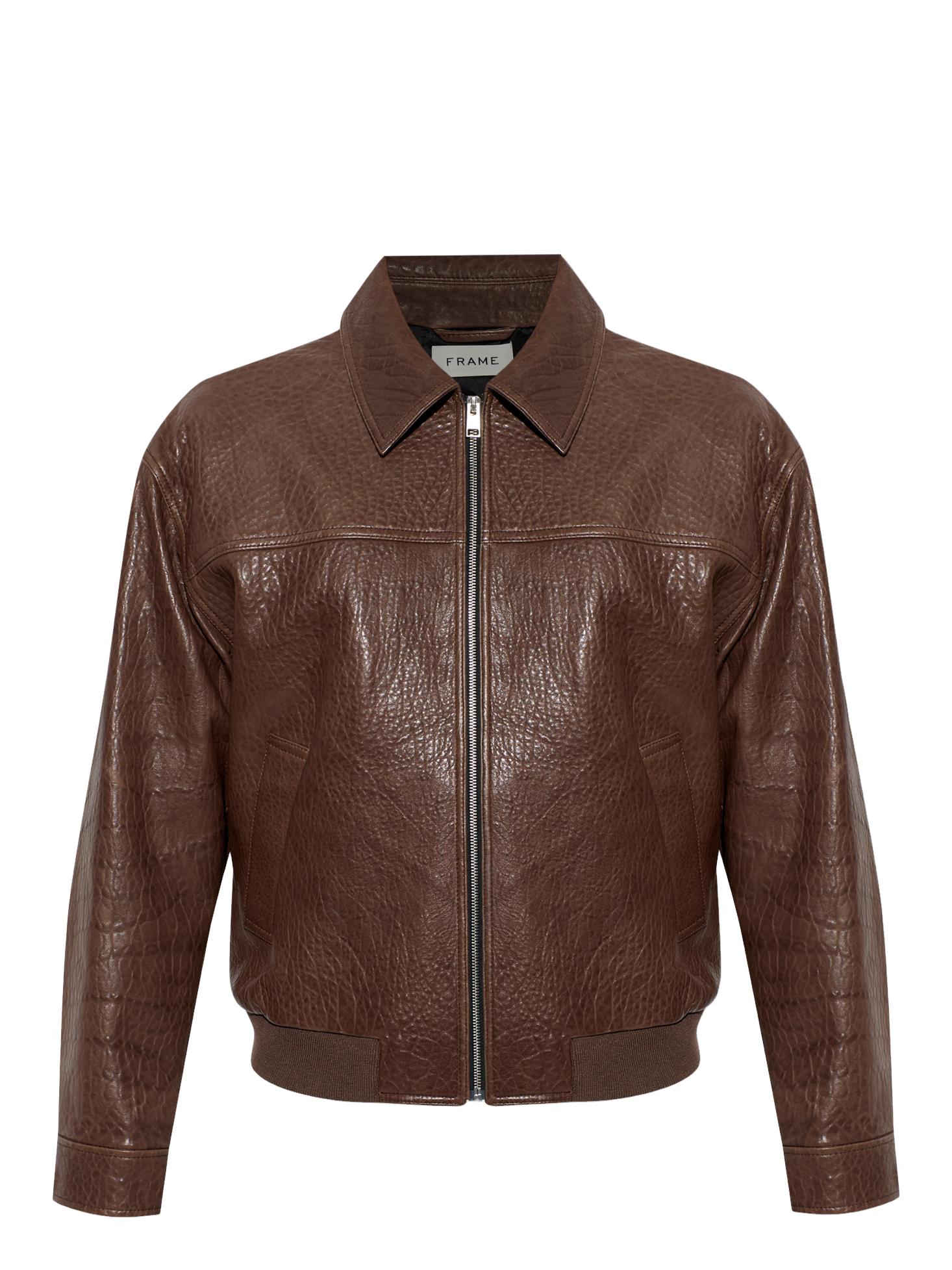 Frame Leather Bomber Jacket - Black - 30% Off | Editorialist