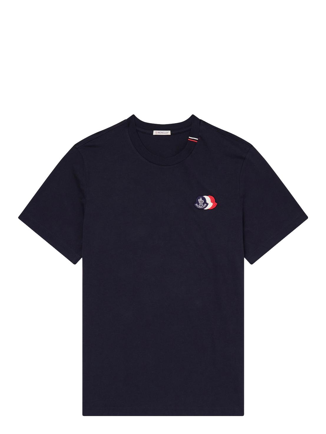 MONCLER Moncler - Logo-Appliquéd Cotton-Jersey T-Shirt - Men - Blue - S