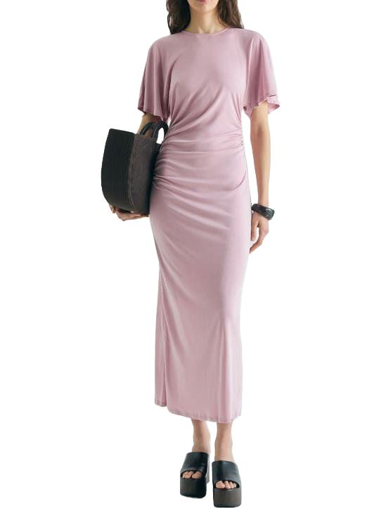 SCALPERS Scalpers Cupro Midi Dress