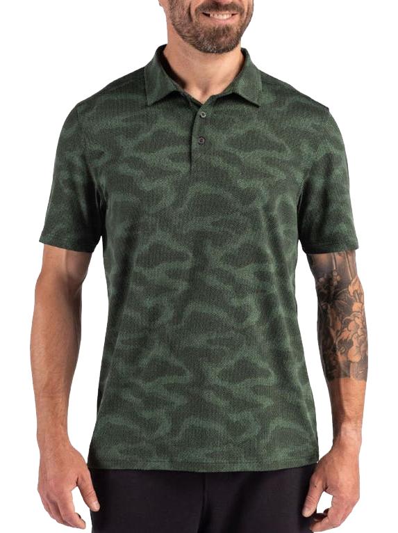 CUTTER & BUCK epic comfort camo regular fit polo