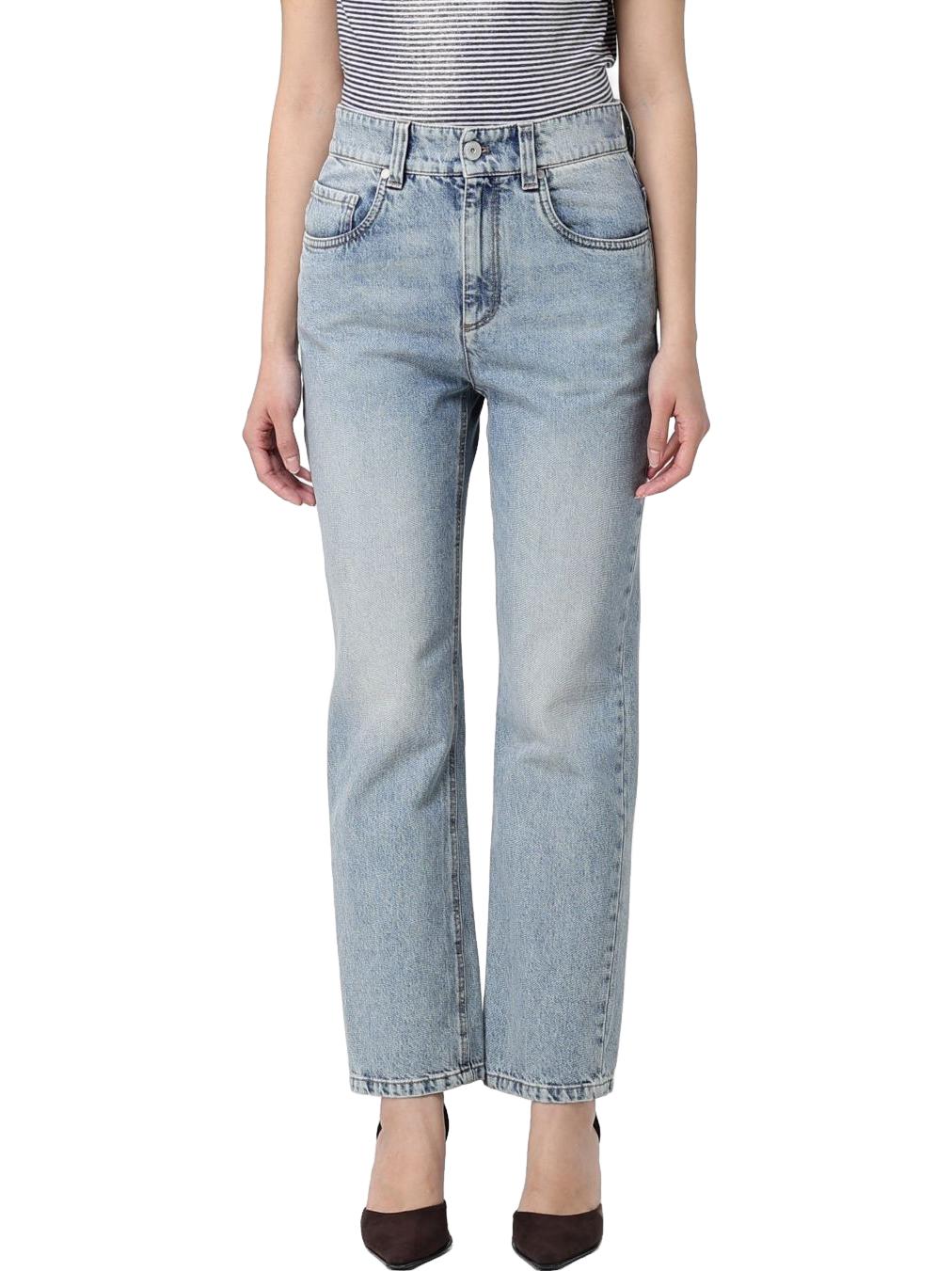 BRUNELLO CUCINELLI Brunello Cucinelli High-Waisted Straight Leg Jeans