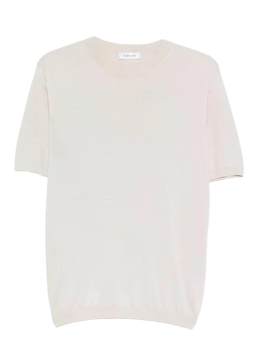 SANDRO SANDRO Knit-Effect Jacket with Shirt Collar and Zip Closure