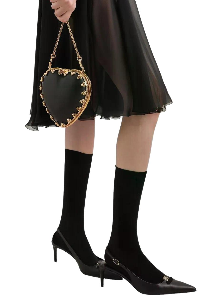 DOLCE & GABBANA Dolce & Gabbana Heart-Shape Clutch Bag